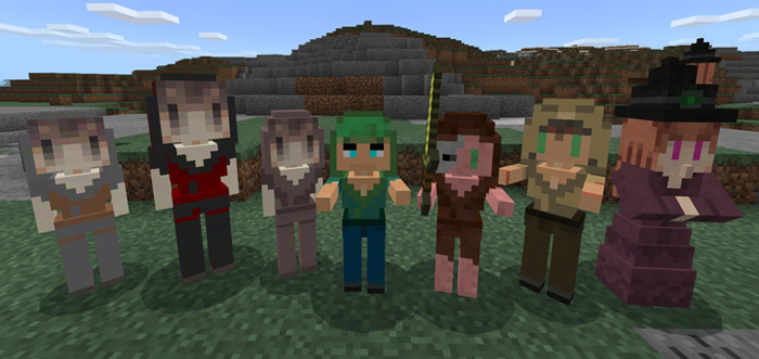 Mobを女の子化！Girl Mobsアドオン - World Minecraft -日本マイクラ総合サイト-